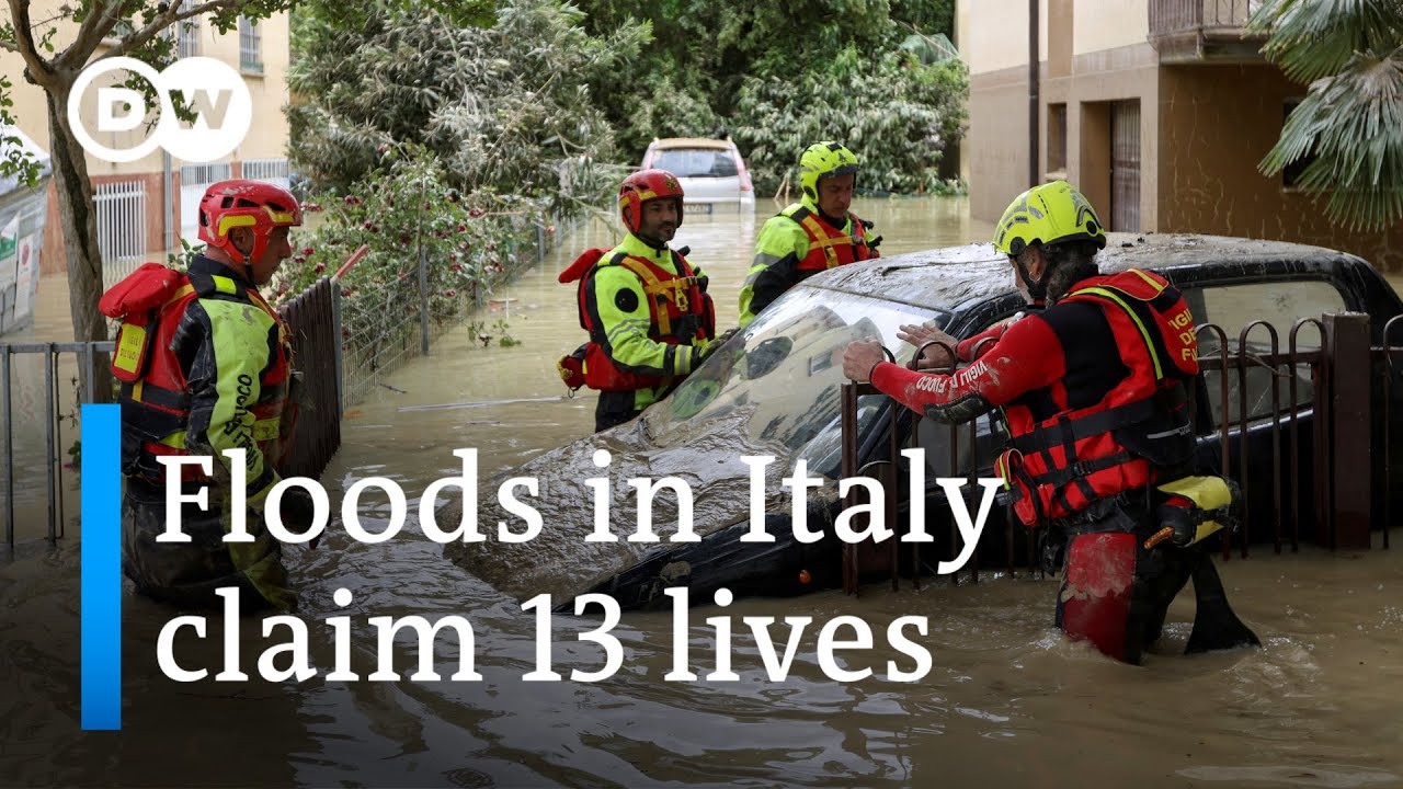 Italy: 36 hours of intense rain cause worst floods in a century | DW ...