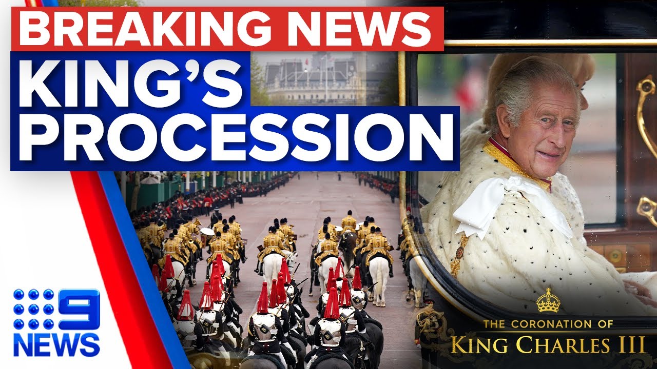 Incredible scenes as King Charles coronation procession heads to ...