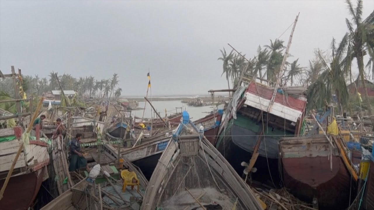 Fishing boats, houses destroyed as Cyclone Mocha death toll rises in ...
