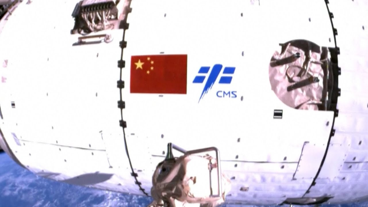 Chinese colors featuring China's space station remain fresh - The ...