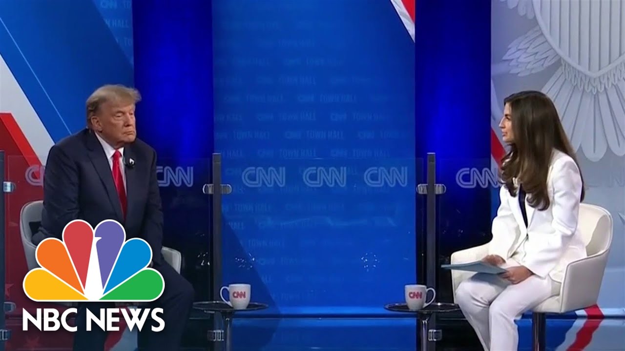 Trump doubles down on 2020 fraud claims during presidential town hall ...