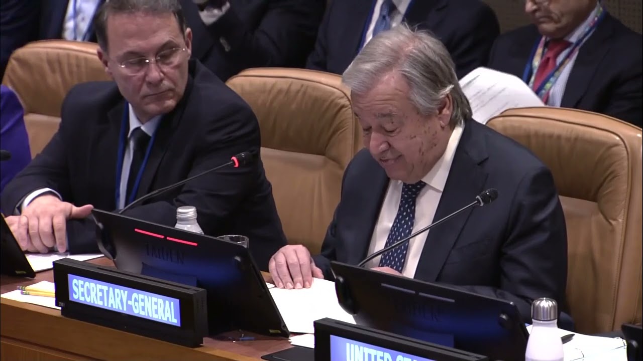 UN Chief at the OCHA High-level pledging event on the Horn of Africa ...