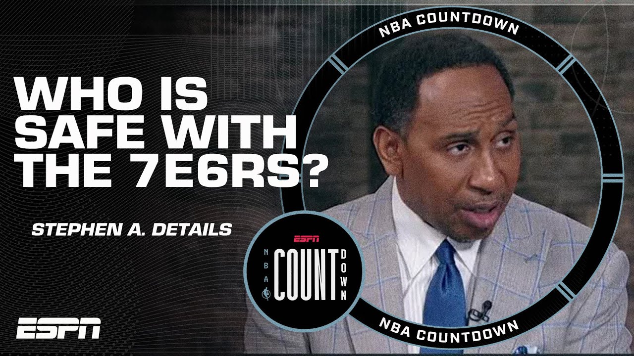 Stephen A.: The only people safe with the 76ers is Embiid and Maxey ...