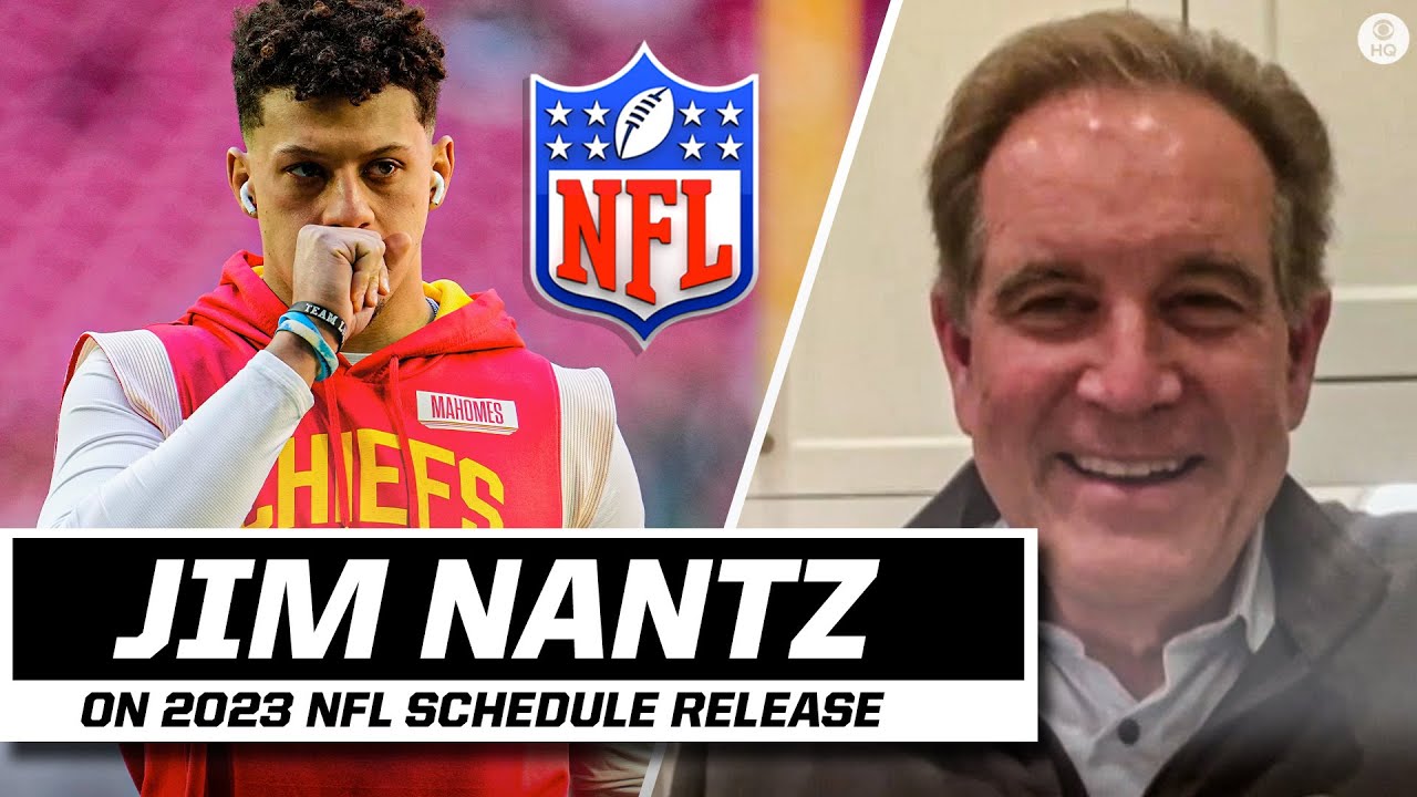 2023 NFL Schedule Release: Jim Nantz REACTS to Featured NFL Games ...