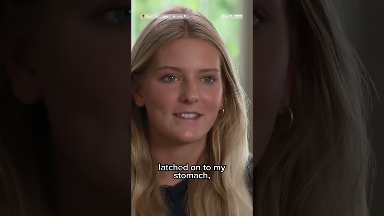 A 13-year-old girl bravely fended off a #shark in the waters off the ...