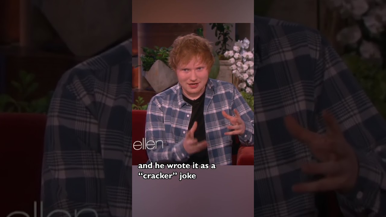 Ed Sheeran tells Ellen a joke! - The Global Herald
