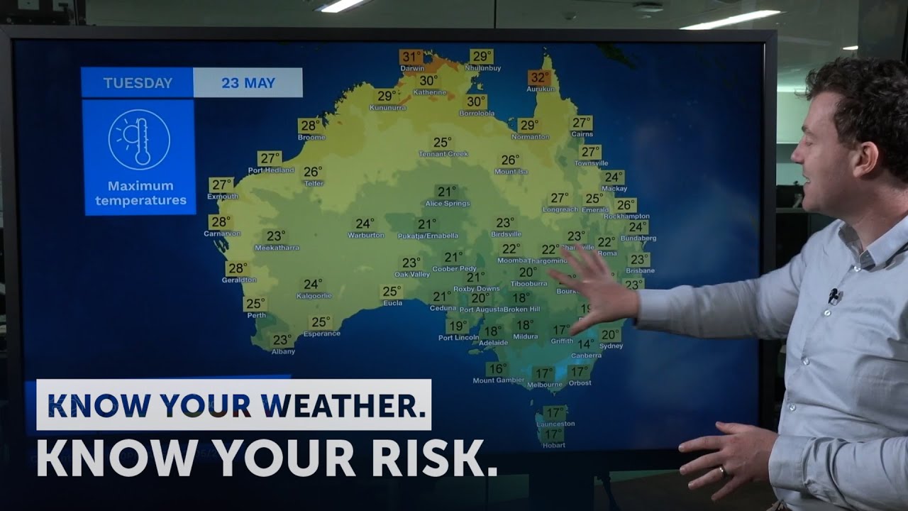 Australia Weather: Weather Update: Weekly Weather Update, Monday 22 May ...