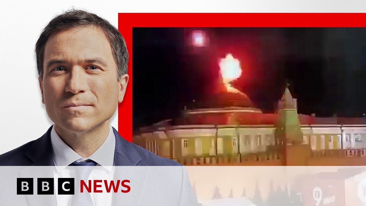 Russian videos appearing to show Kremlin drone attack - what do we know? - BBC News - The Global ...
