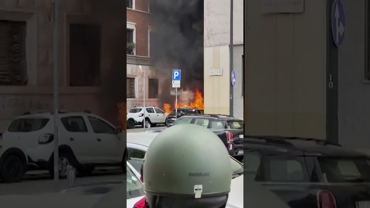 Van EXPLODES in Milan, injuring one - The Global Herald