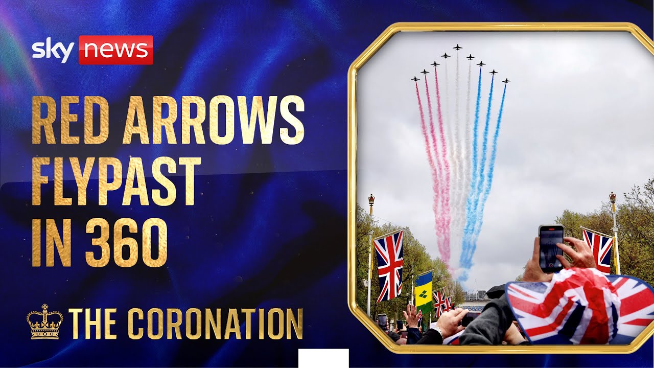 Coronation: Watch the Red Arrows flypast in 360 - The Global Herald