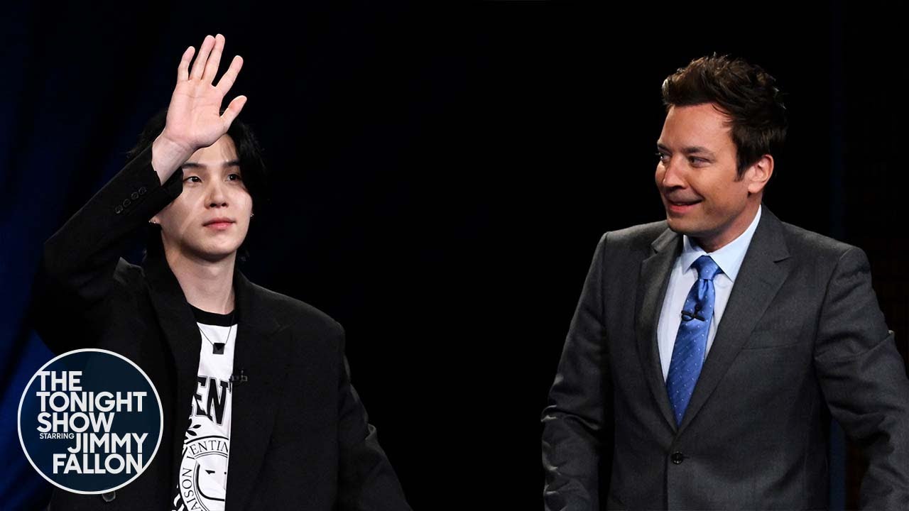 SUGA Gets Ready for His Tonight Show Solo Debut | The Tonight Show ...