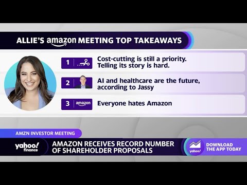 Amazon shareholder meeting: Key takeaways cost cutting, AI, health care ...