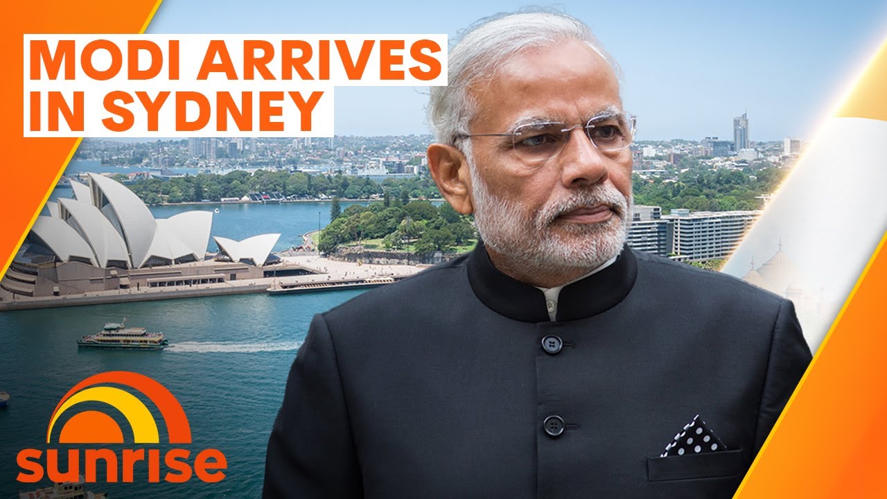 Indian Prime Minister Narendra Modi receives rockstar welcome at Sydney's Qudos Bank Arena - The ...
