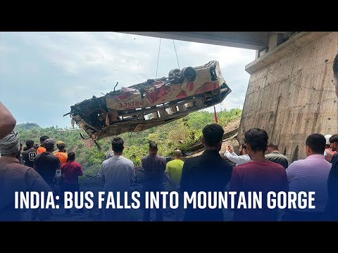 India: Ten people killed after 'overloaded' bus falls into a gorge in ...