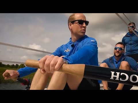 Mental Health Week: Prince William Takes Part in Royal Navy Rowing ...