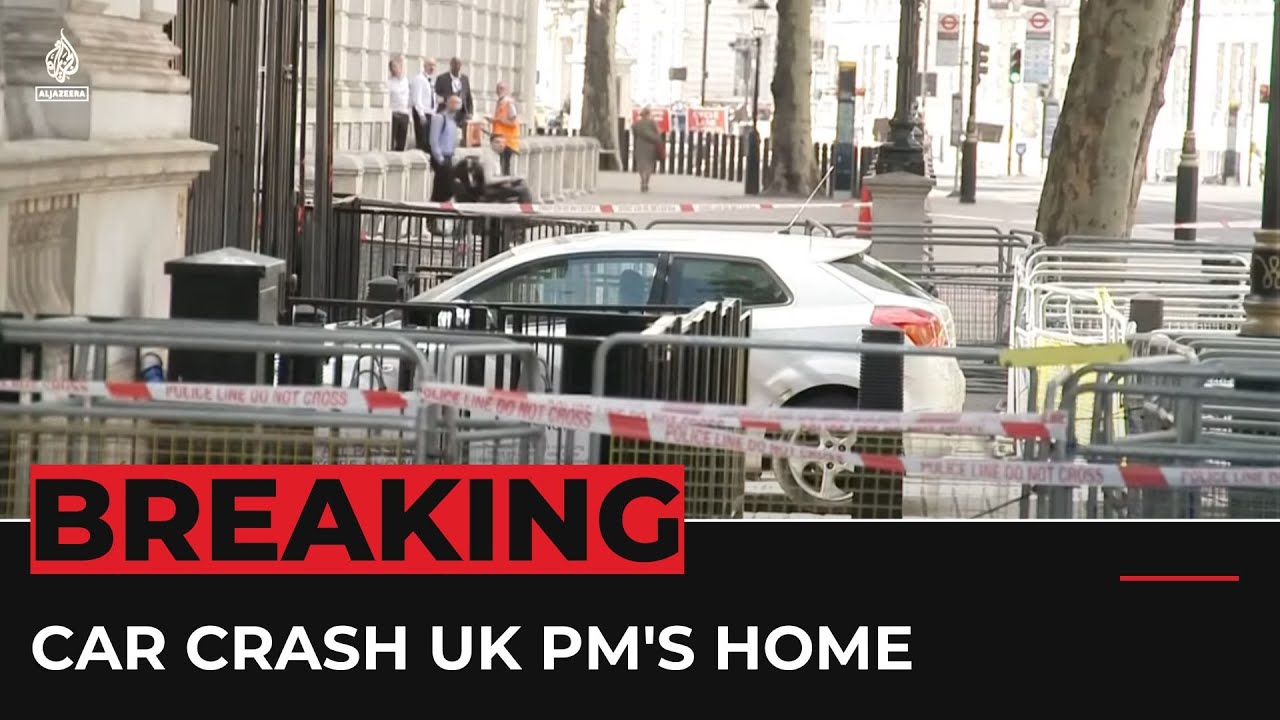 Breaking News: Car crashes into gates of UK PM’s home - The Global Herald