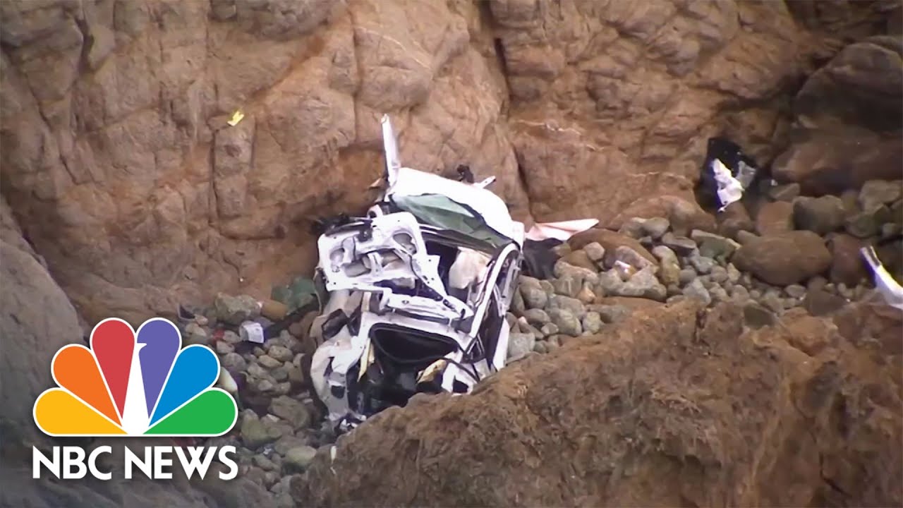 Man intentionally drove Tesla off cliff with family inside, wife says ...