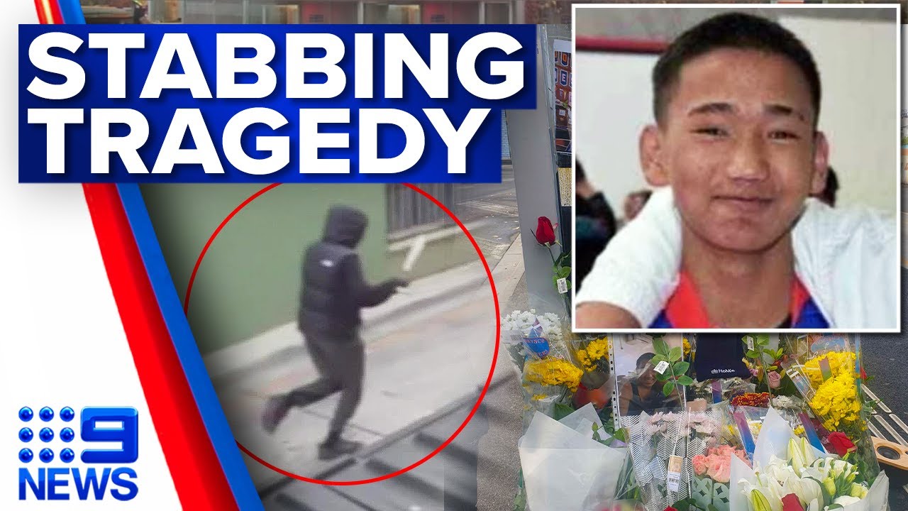 Teen arrested after fatal alleged stabbing at Melbourne bus stop | 9 ...