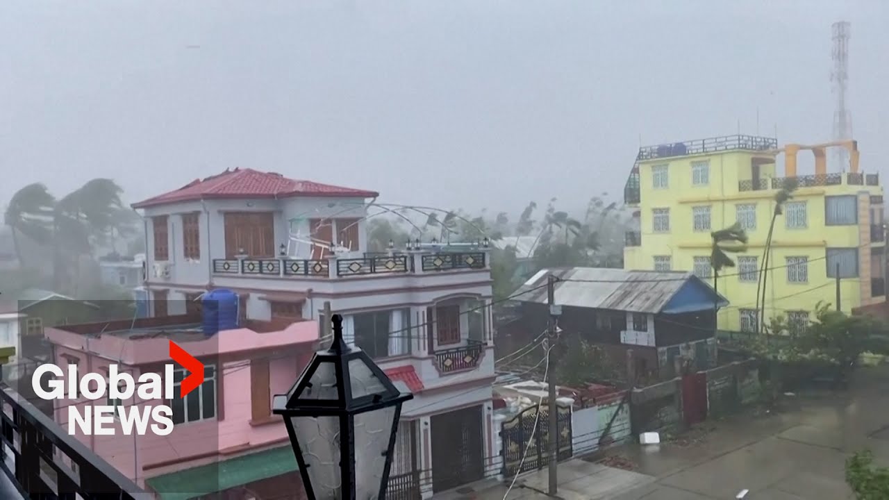 Cyclone Mocha makes landfall in Myanmar, flooding port city - The ...