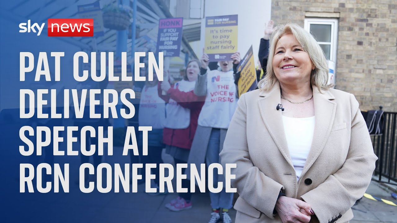 Watch live: Pat Cullen delivers speech at RCN conference - The Global Herald