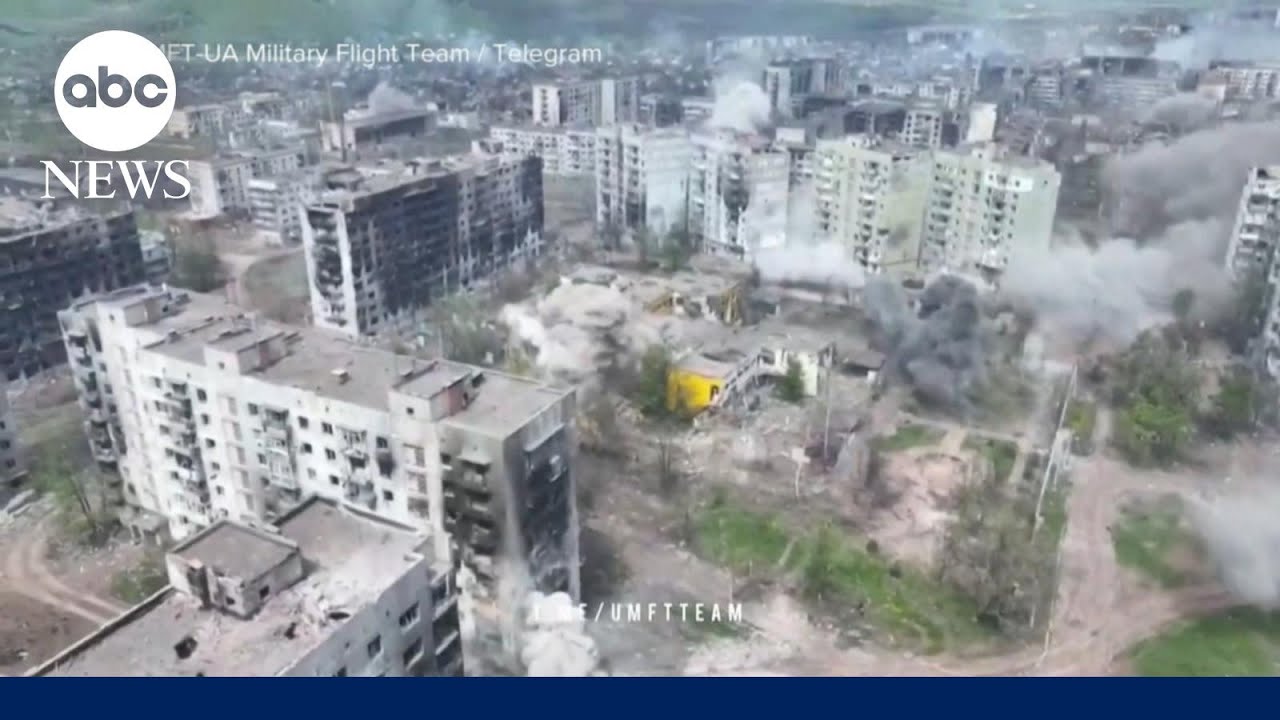 Drone footage shows ferocious battle for Bakhmut - The Global Herald