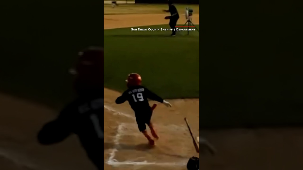 Scary moment at kid's baseball game - The Global Herald