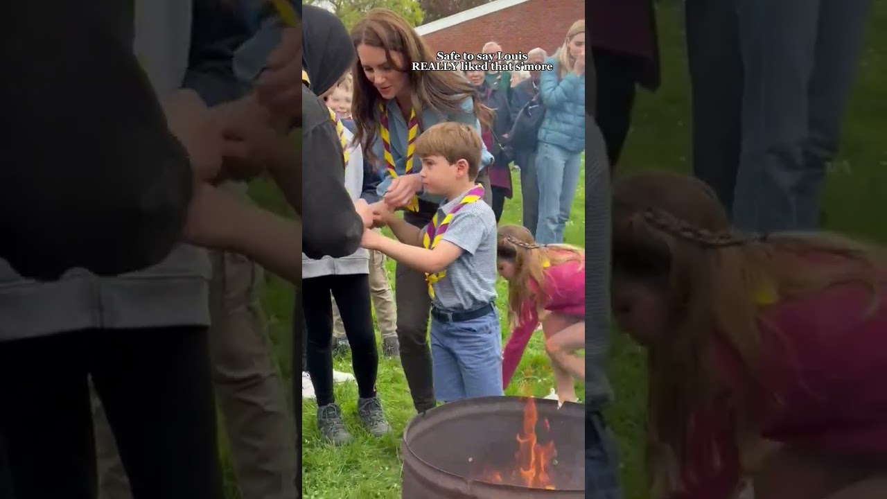 Cheeky Prince Louis makes a grab for marshmallows during the Big Help Out - The Global Herald
