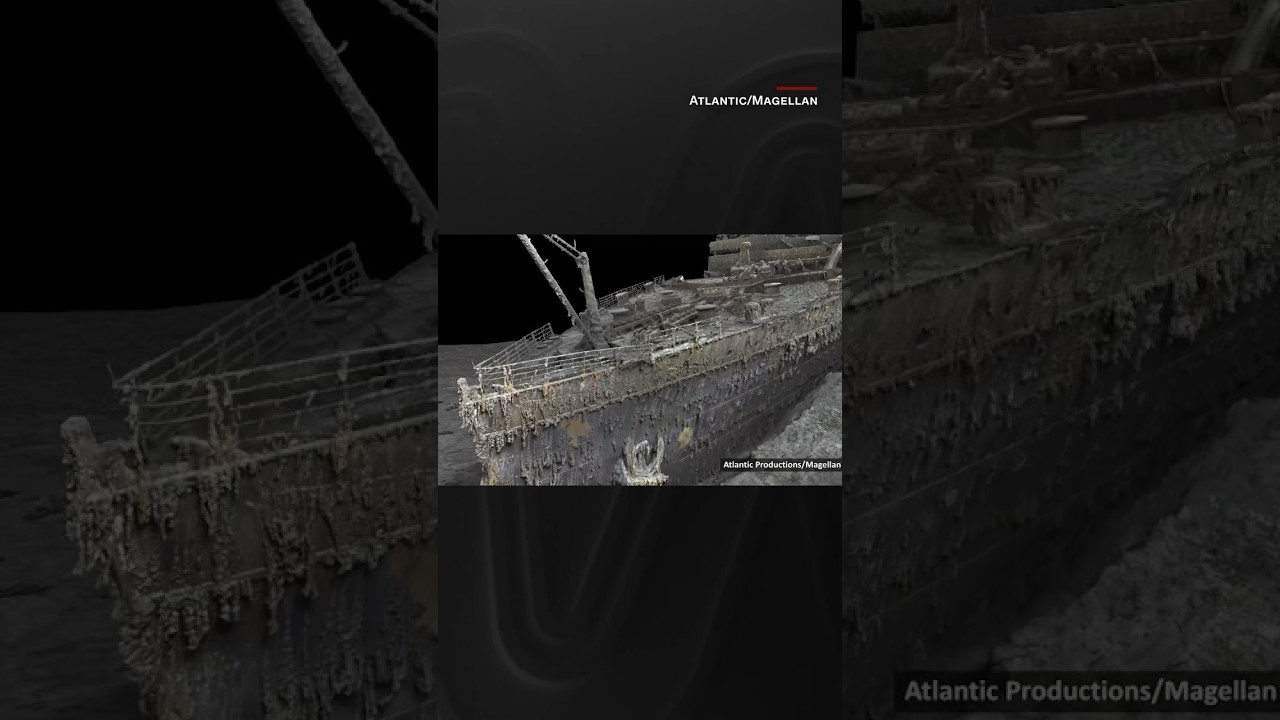 Never-before-seen view of Titanic wreckage. - The Global Herald