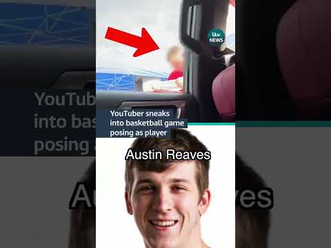 YouTuber Airrack posted a video of himself posing as a #basketball ...