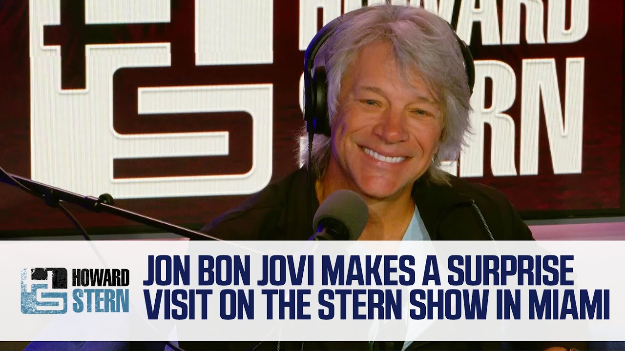 Jon Bon Jovi Makes a Surprise Appearance on the Stern Show in Miami ...