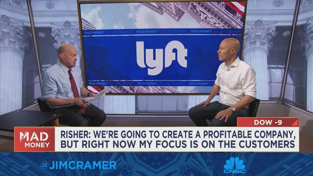 Lyft's new CEO David Risher sits down one-on-one with Jim Cramer - The ...