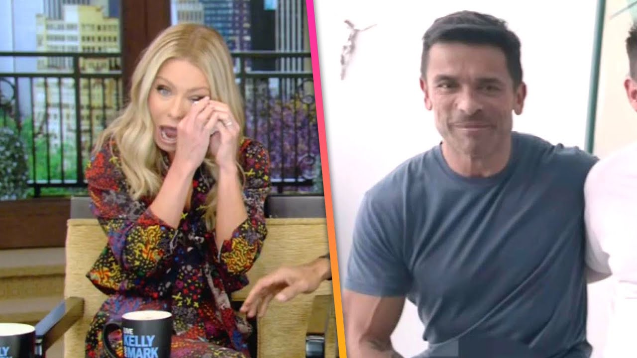 Kelly Ripa CRIES LAUGHING Over Mark Consuelos' Pixelated Crotch - The ...