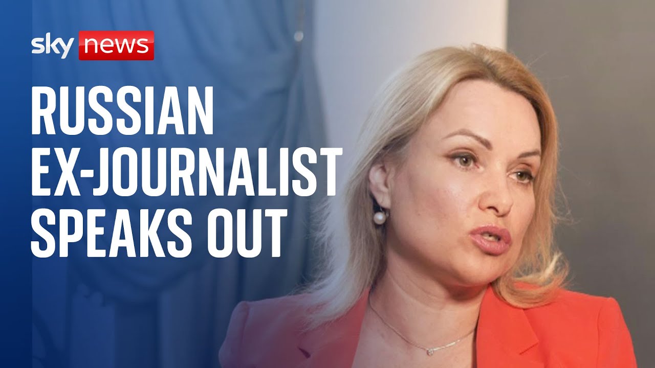 Russian former journalist speaks out against Vladimir Putin - The ...