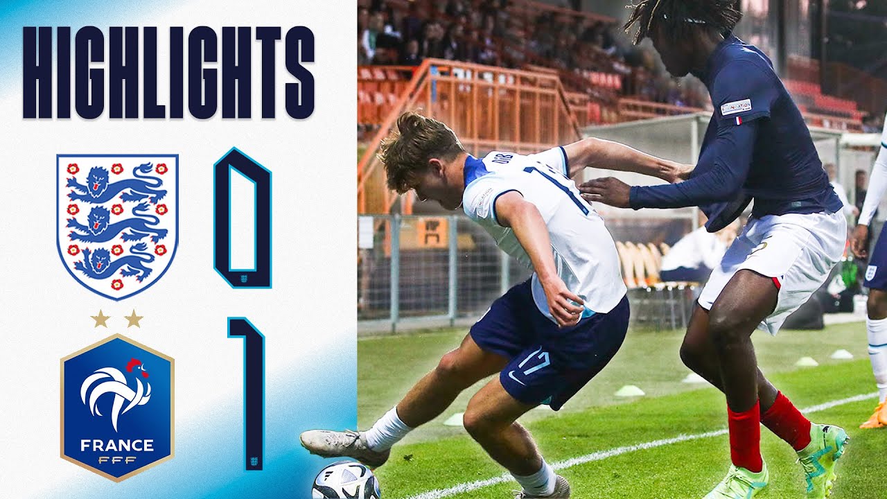 England U17 0-1 France U17 | France Late Penalty See's Young Lions ...