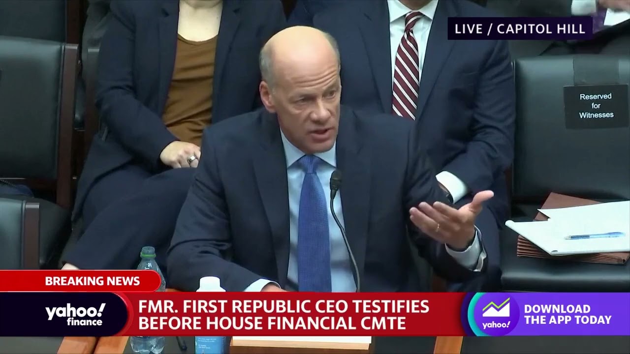 Former First Republic CEO testifies before Congress - The Global Herald