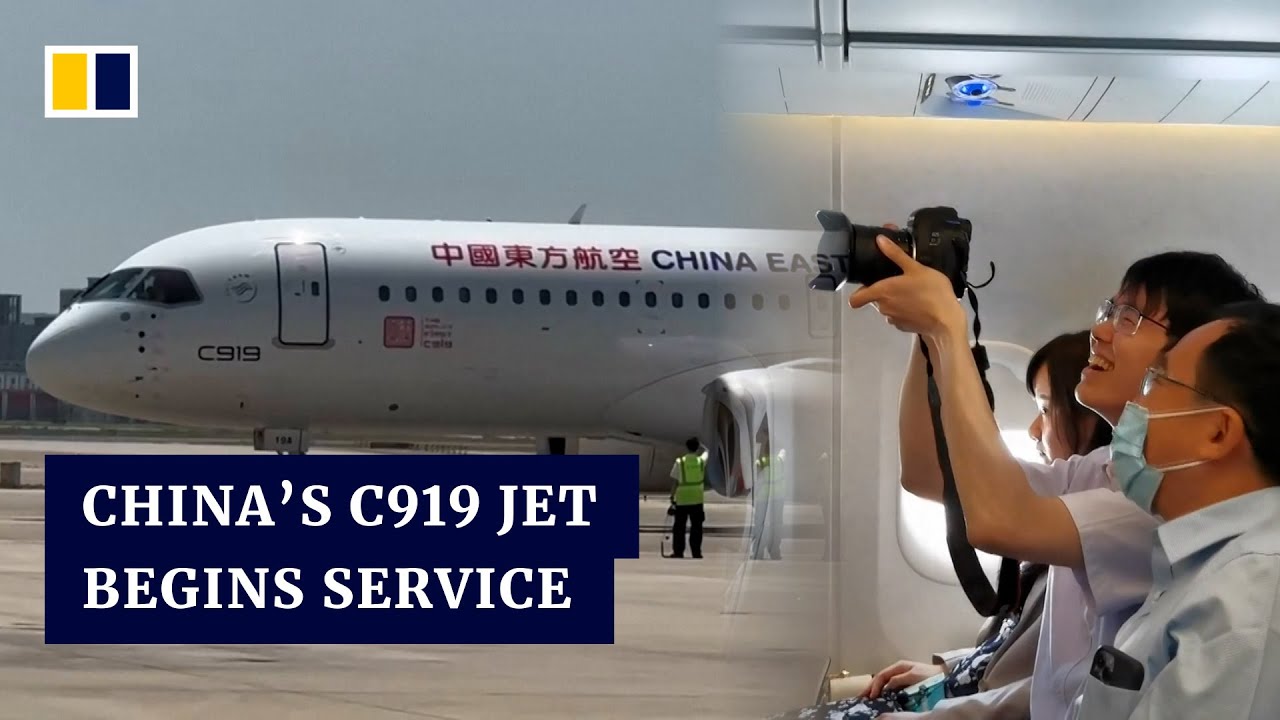 China’s C919 passenger jet completes maiden commercial flight from ...