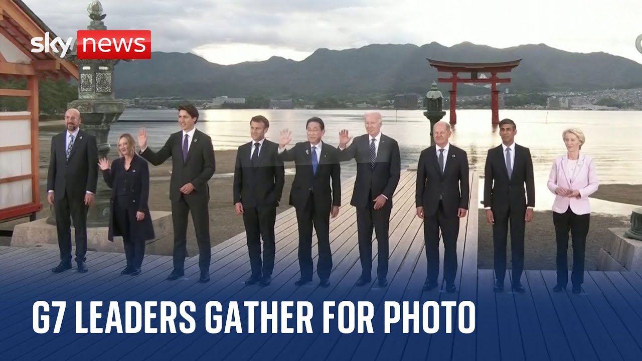 World leaders gather for G7 'family photo' in Japan - The Global Herald