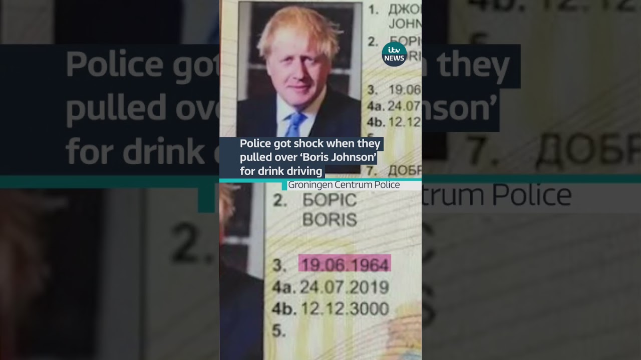Police got shock when they pulled over ‘Boris Johnson’ for drink ...