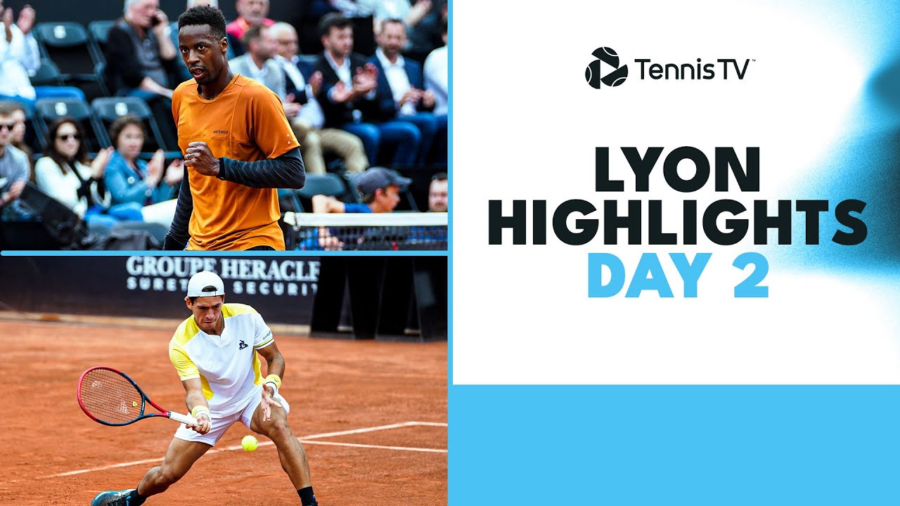 Monfils Faces Cachin, Baez vs Fucsovics & More Feature! | Lyon 2023 ...