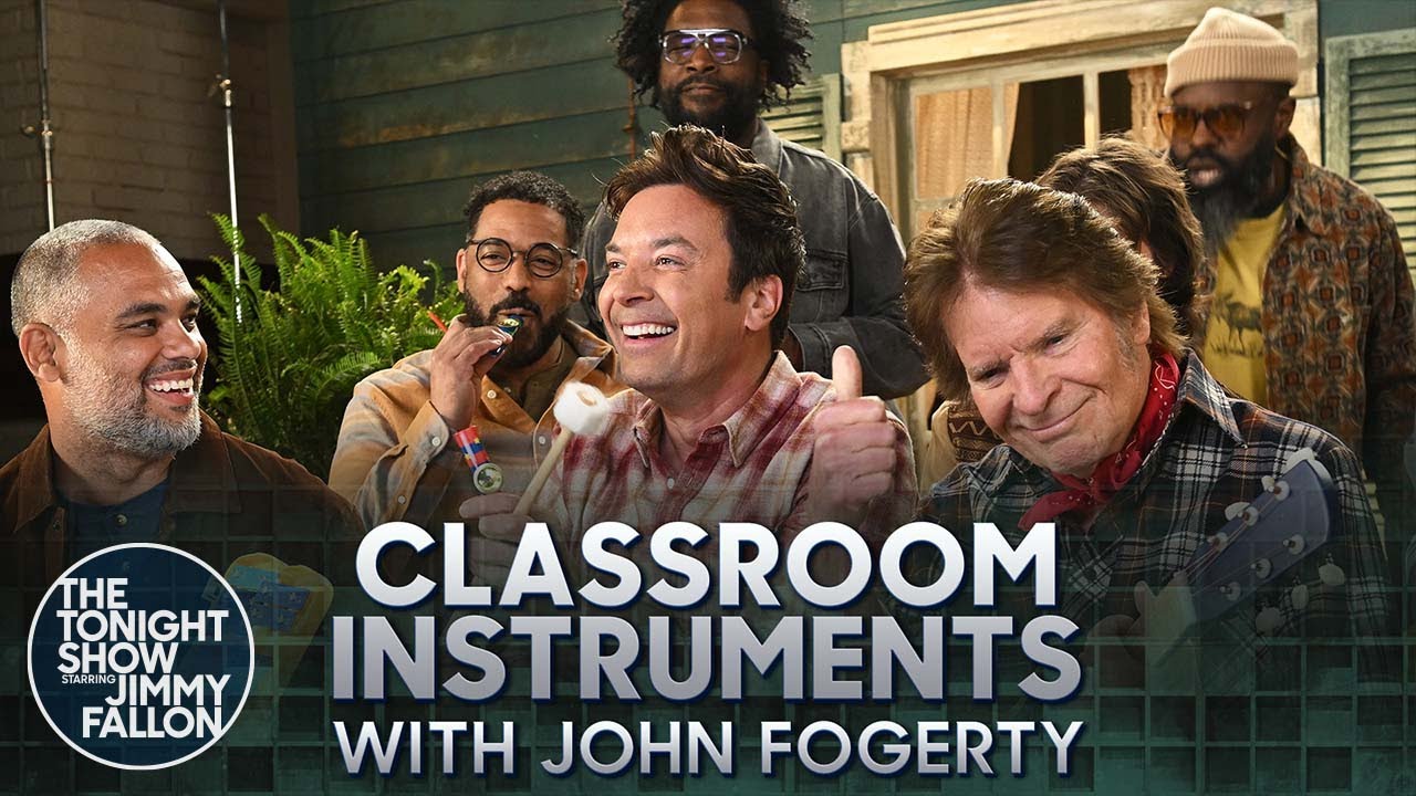 John Fogerty, Jimmy Fallon and The Roots Sing "Lookin' Out My Back Door ...