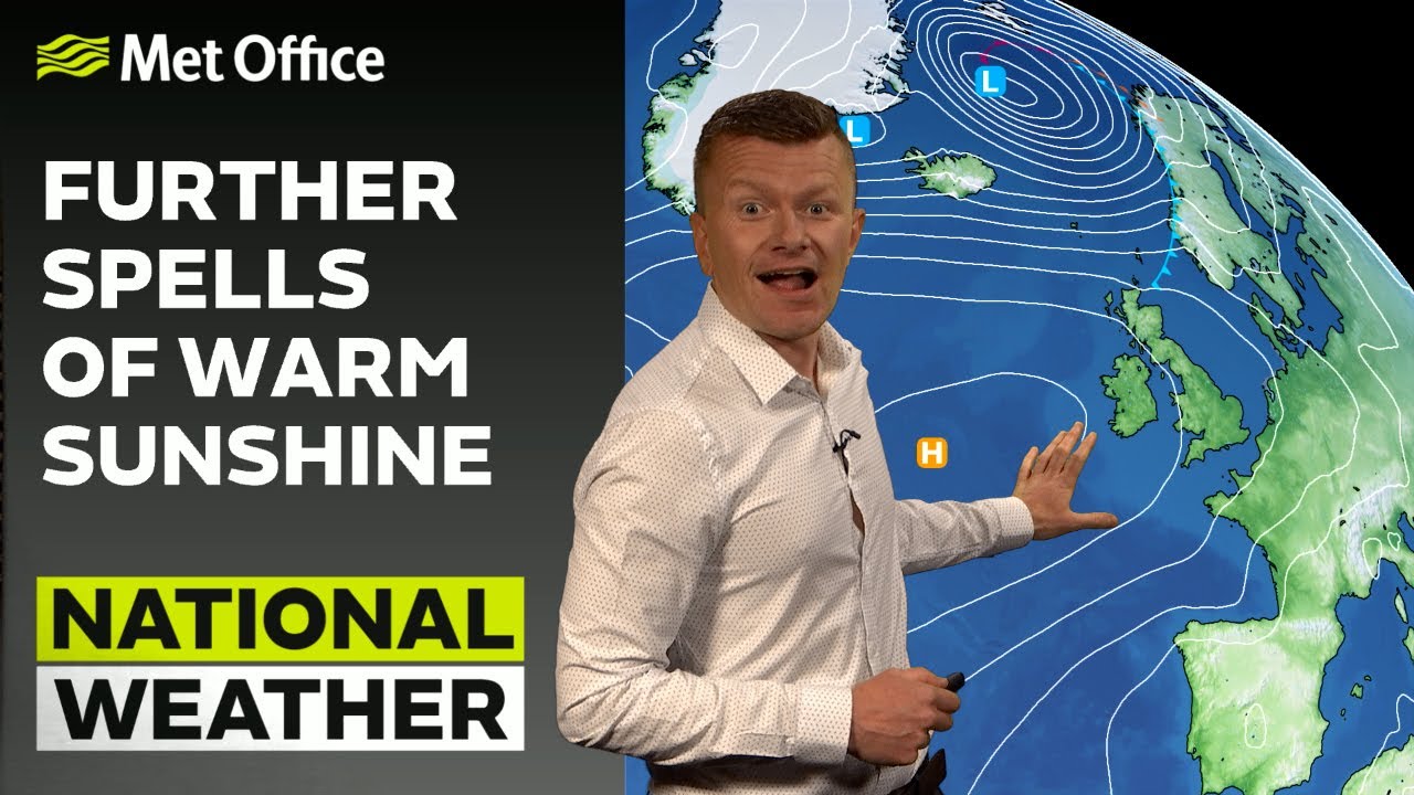 23/05/23 – Settled conditions continuing – Evening Weather Forecast UK ...