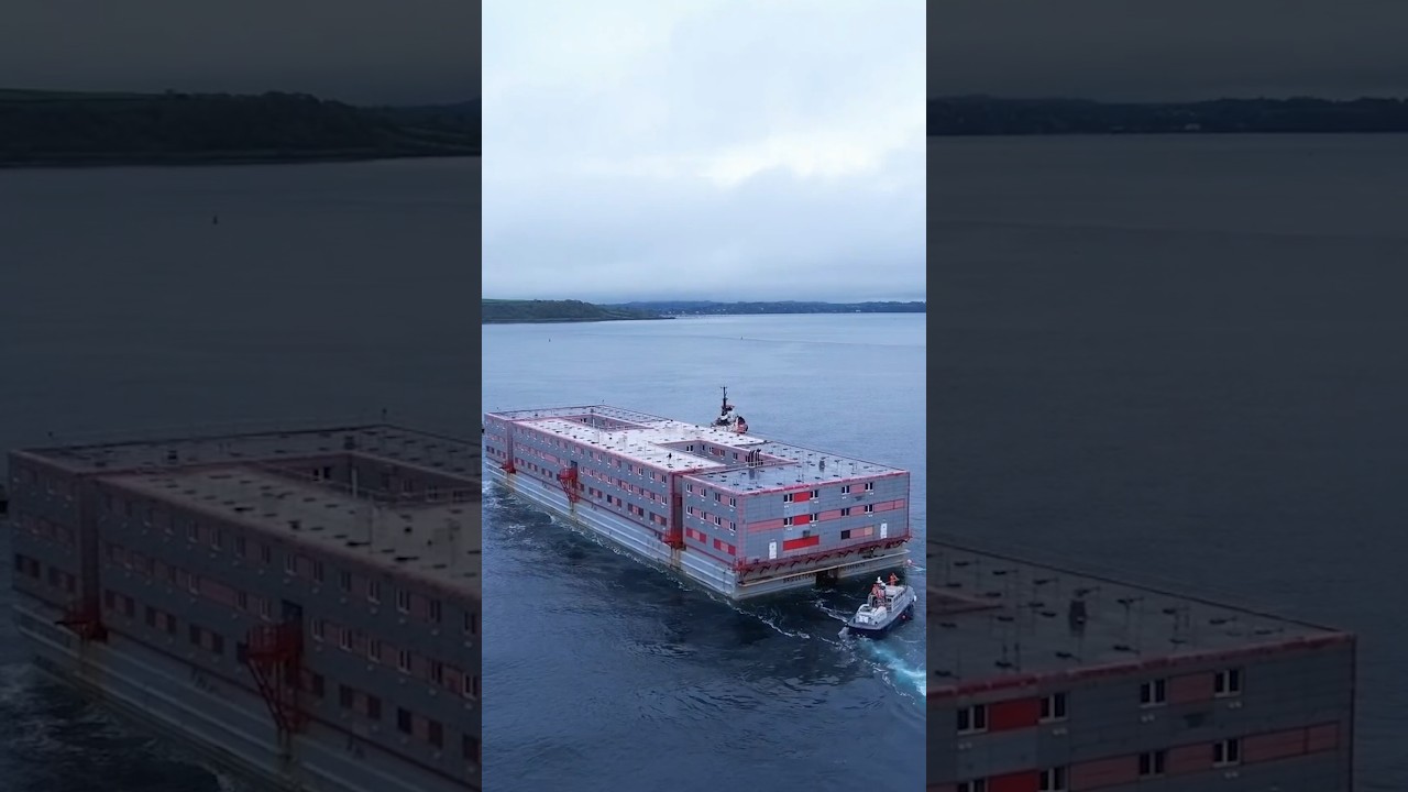Migrant barge arrives in Dorset - The Global Herald