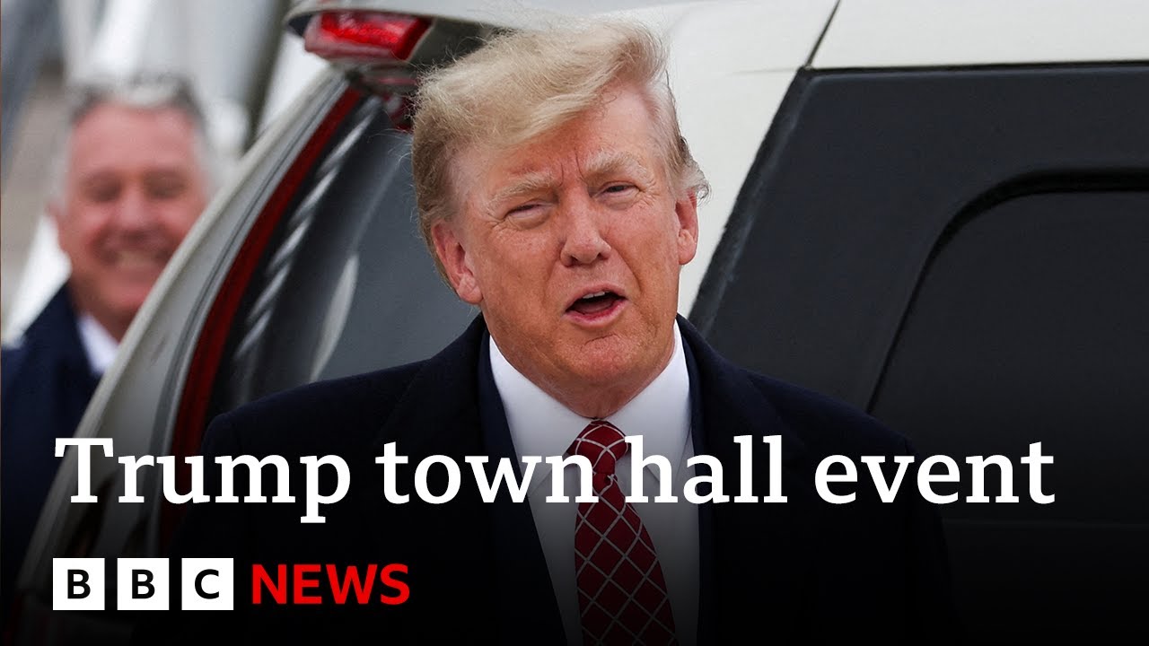 Donald Trump talks Ukraine war and pardoning US Capitol rioters in CNN town event - BBC News ...