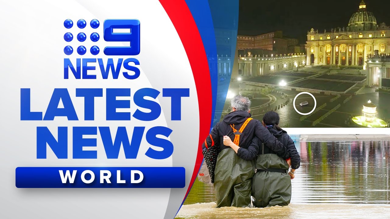 Vatican security threat arrest, Flooding impacts Italy | 9 News ...