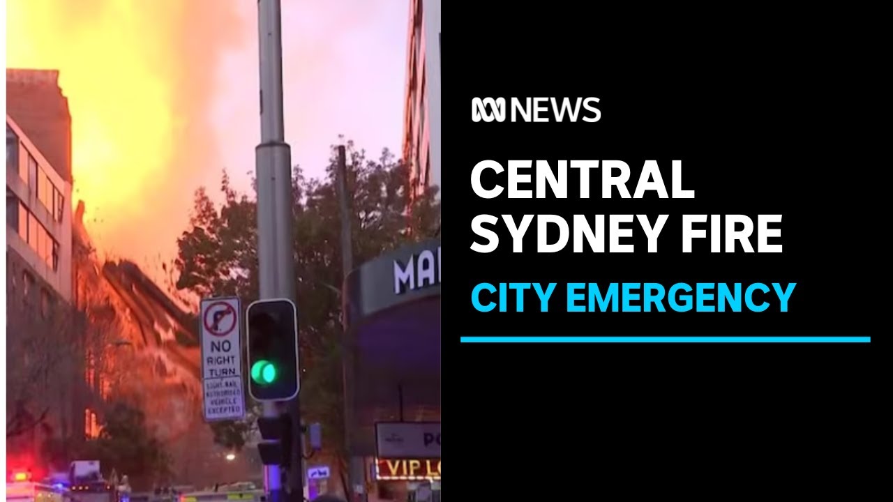 Sydney building fire causes chaos, flaming rubble thrown into street ...