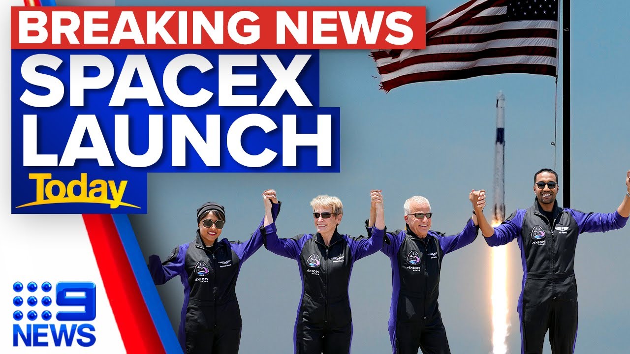 'Dream come true': Four launch into space on multimillion-dollar SpaceX ...