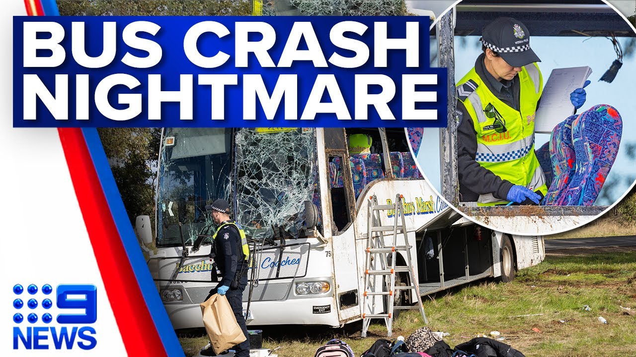 Truck driver 'shattered' after horror bus crash, his father says | 9 ...