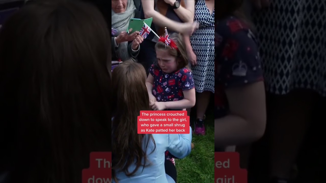 Kate comforts crying girl on Windsor walkabout - The Global Herald
