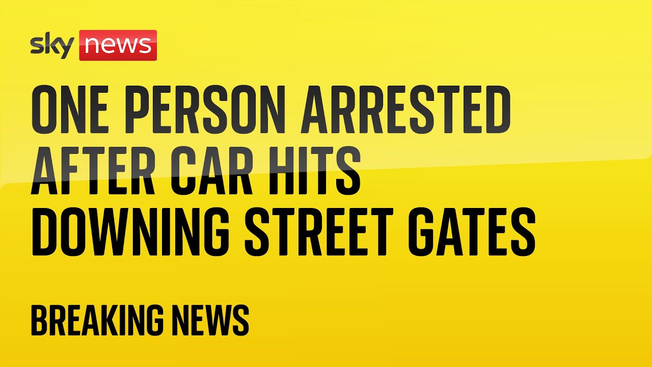 BREAKING: One person arrested after car hits Downing Street gates - The ...