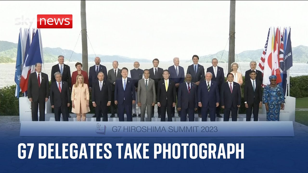 G7 Summit: Leaders pose for photos in Hiroshima ahead of meetings - The Global Herald